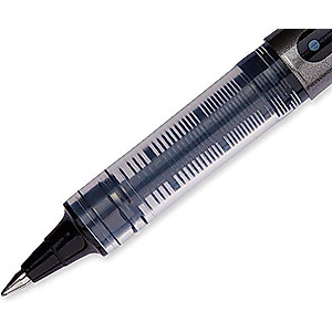 Uni-Ball 60106 uni-ball Vision Rollerball Pens, Micro Point (0.5mm), Black, 12 Count