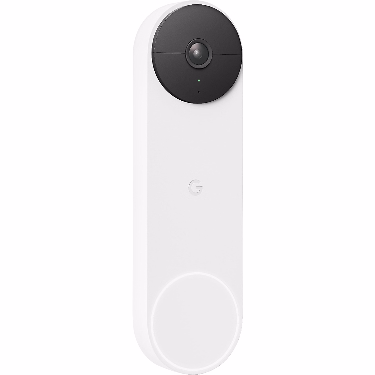 Google Nest Doorbell (Battery) Wireless Doorbell Camera - Video Doorbell - Snow