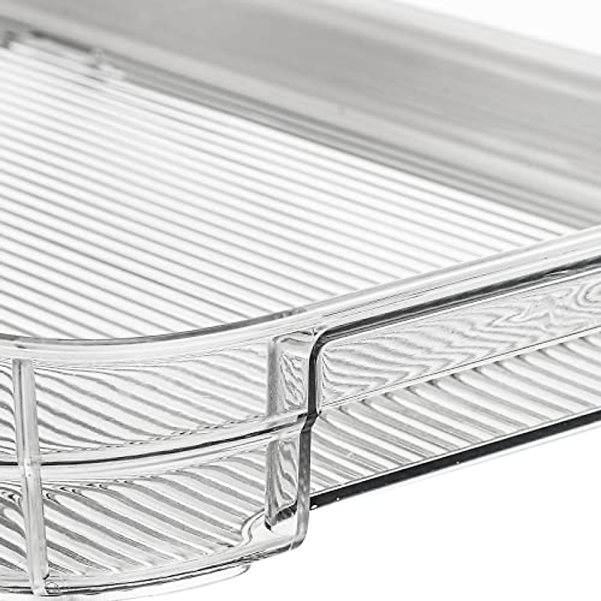 Peohud 2-Tier Under Sink Organizer, Double Sliding Cabinet Basket Organizer Drawer, Easy Access Pull Out Bathroom Vanity Counter Tray, Multi-purpose Storage Bins Rack for Kitchen Office Pantry Dorm