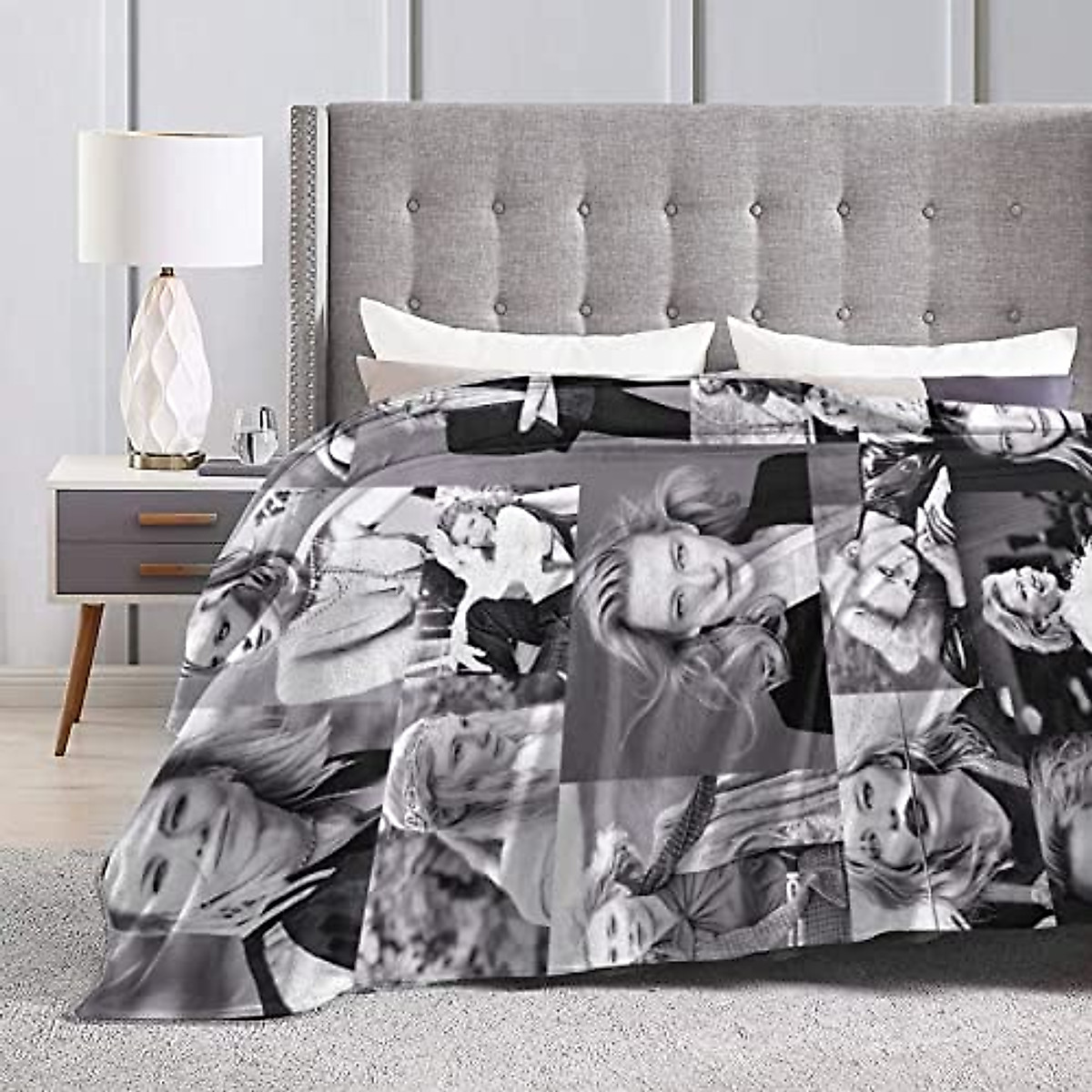 Cate Blanchett Collage Blanket Ultra-Soft Micro Fleece Lightweight Warm Throw Blanket Suitable for Bedrooms Sofa and Travel Air Conditioning