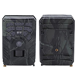 Socobeta Hunting Camera, Wildlife Monitoring 1MP Color CMOS HD Trail Camera with Strap for Villa House