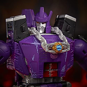 Transformers Toys Generations War for Cybertron: Kingdom Leader WFC-K28 Galvatron Action Figure - Kids Ages 8 and Up, 7.5-inch