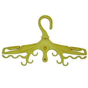 Promate Multi-purpose Hanger for Scuba Diving BC Wet/Dry Suit & Gear, Yellow