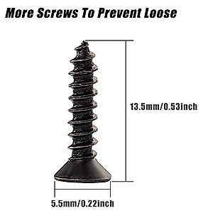 30 Pieces Large Wall Mounted Coat Hook Robe Hooks Cloth Hanger Coat Hanger Coat Hooks Rustic Hooks and 60 Pieces Screws for Bath Kitchen Garage Single Coat Hanger (Black)