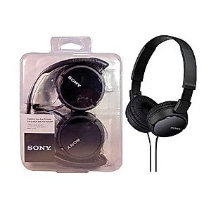 Sony Mdr-zx110 Stereo / Monitor Foldable Headband Headphones - Black