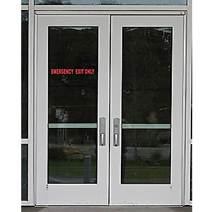 Emergency Exit Only Decal