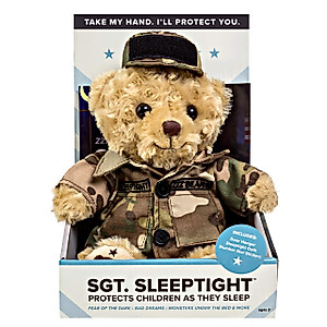 ZZZ Bears SGT Sleeptight Army Teddy Bear with Storybook and Sleep System