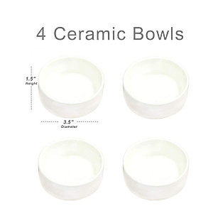 Custom Personalized Engraved Bamboo Cutting Board for Cheese & Charcuterie with 4 Ceramic Bowls, Knife Set & Cheese Markers - by Picnic at Ascot USA