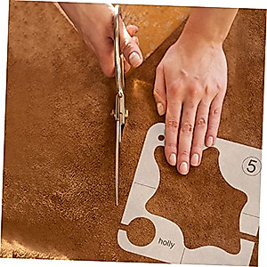 BETOOKY 1pc Sewing Patch Ruler Clothing Ruler Tools Quilting Embriodery Template Transparent Ruler Free Motion Quilters Rulers Clear Mark Ruler for Clothing Acrylic Measuring Ruler Shaped