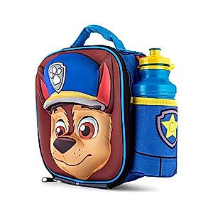 Paw Patrol Chase 3D Thermal Lunch Bag and 500ml Bottle Set