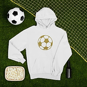 Soccer Ball Iron On Vinyl Decal, Tshirt Hoodie Decal, Heat Transfer, Sport Ball, Soccer Team Iron On Patch, Pick Size Color, Iron On Almost Anything in 5 Min (red)