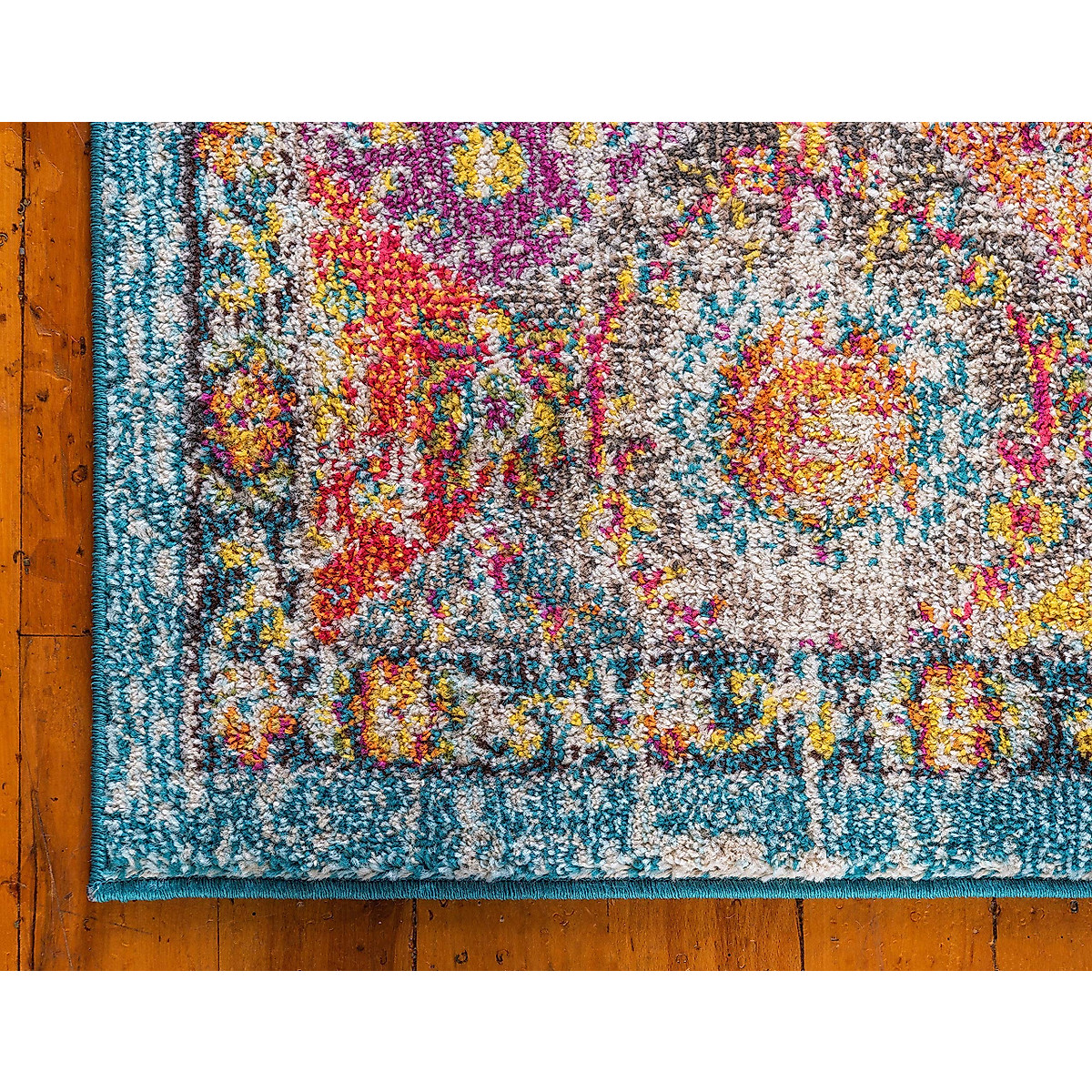 Unique Loom Penrose Collection Area Rug - Blake (9' 10" x 13' 11" Rectangle, Multi/ Blue)