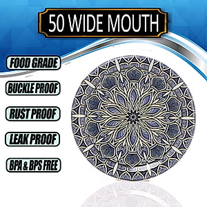 Canning Lids-Canning Lids Wide Mouth-Canning Jar Lids-Wide Mouth Canning Lids-Can Lids-Jar lids- For Jars Canning Lids 50pk (Blue)