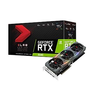 PNY GeForce RTX™ 3080 10GB XLR8 Gaming Uprising Epic-X RGB™ Triple Fan Graphics Card LHR
