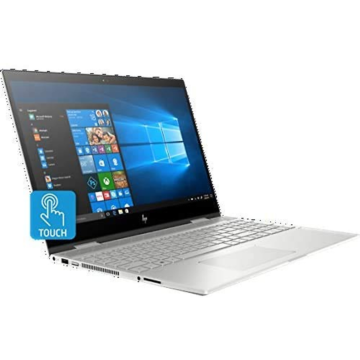 2019 HP Envy x360-15t Quad Core with 10th Gen. Intel i7-10510U, HP Stylus Pen, IPS FHD Edge-to-Edge, Fingerprint, Windows 10, B&O Audio 15.6" Convertible 2-in-1 Laptop PC (16GB RAM, 1TB SSD)