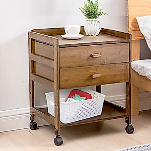 Dehouse White Plastic Woven Storage Baskets, Set of 4