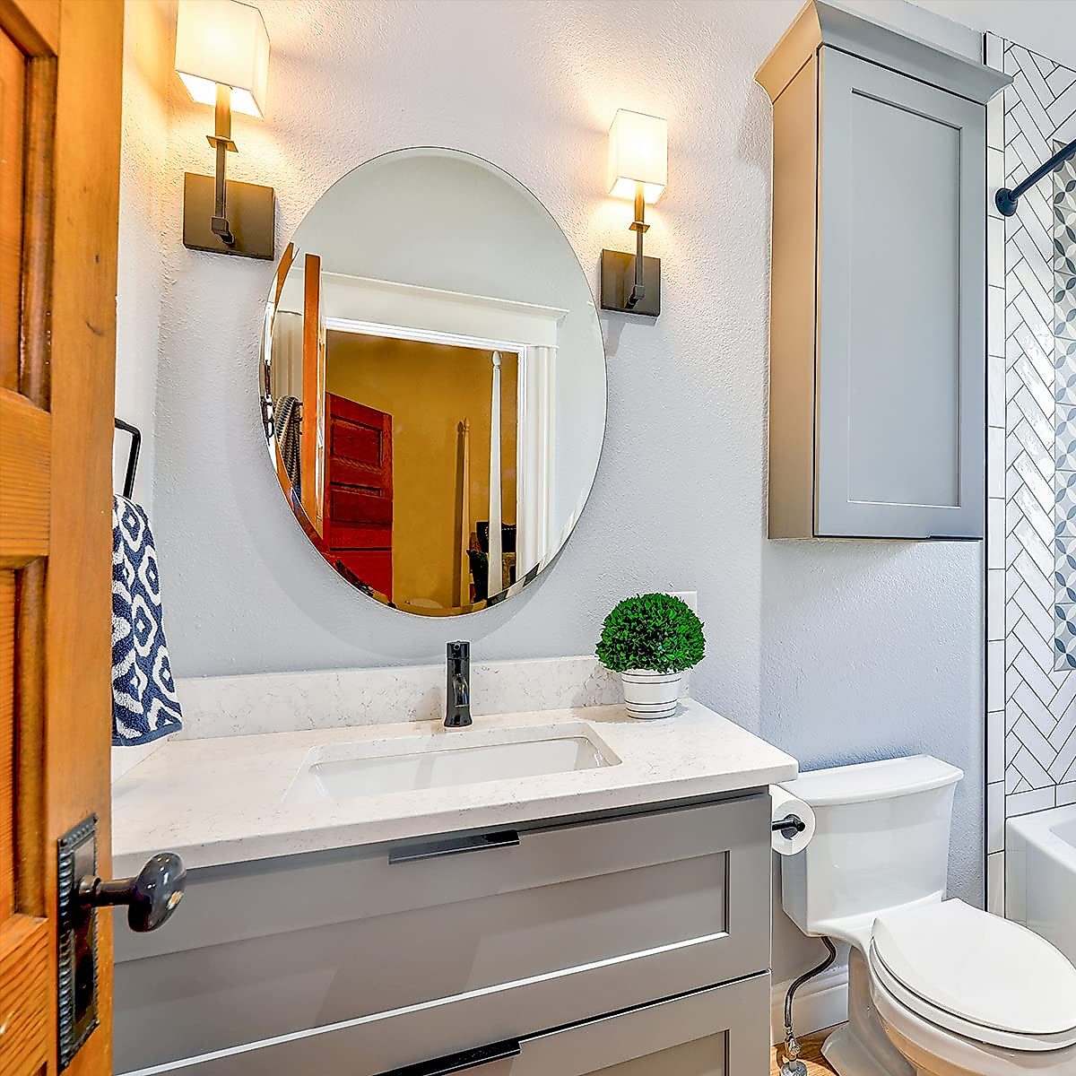 ProCrus E26 LED Light Bulb,G14 1W,1 Watt Small Night Light Bulbs,3000K Soft White,80LM,10W Equivalent,for Bedroom, Ceiling Fan, Table Lamp, Kitchen, Pendant Fixtures,Vanity,120V,Not Dimmable,6 Pack