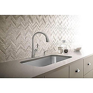 Kohler K-R18594-SD-VS Trielle Kitchen Sink Faucet, Vibrant Stainless