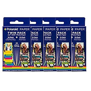 Polaroid 2x3ʺ Premium Zink Photo Paper (50 Pack) Compatible with Polaroid Mint Camera, Snap/Snap Touch Instant Print Cameras & Polaroid Mint and Zip Photo Printers