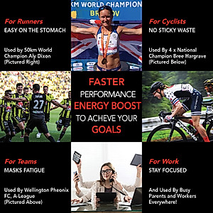 Revvies Energy Strips | 30 Strips | Instant Boost | Suitable Pro Athletes | 40mg Caffeine Strip | Vegan | Sugar-Free | 6 x 5PK |