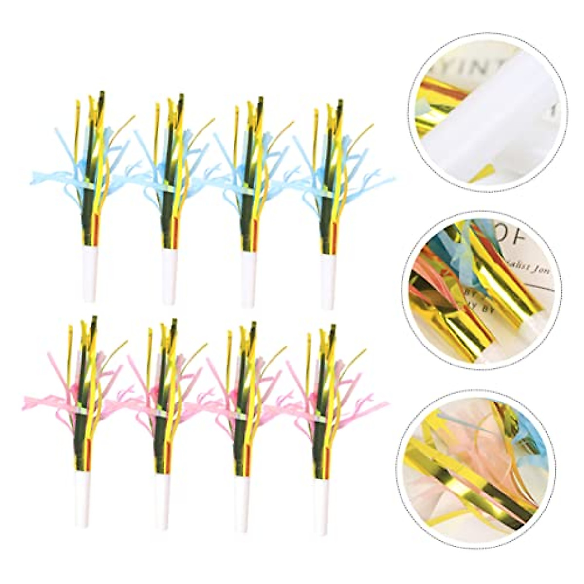 Didiseaon 20pcs Blowing Dragon Nativity Toys for Kids Toys Adults for Women Poppets for Kids Fringed Noise Makers Birthday Noisemaker Christmas Stocking Stuffer Party Noisemaker Party Prop