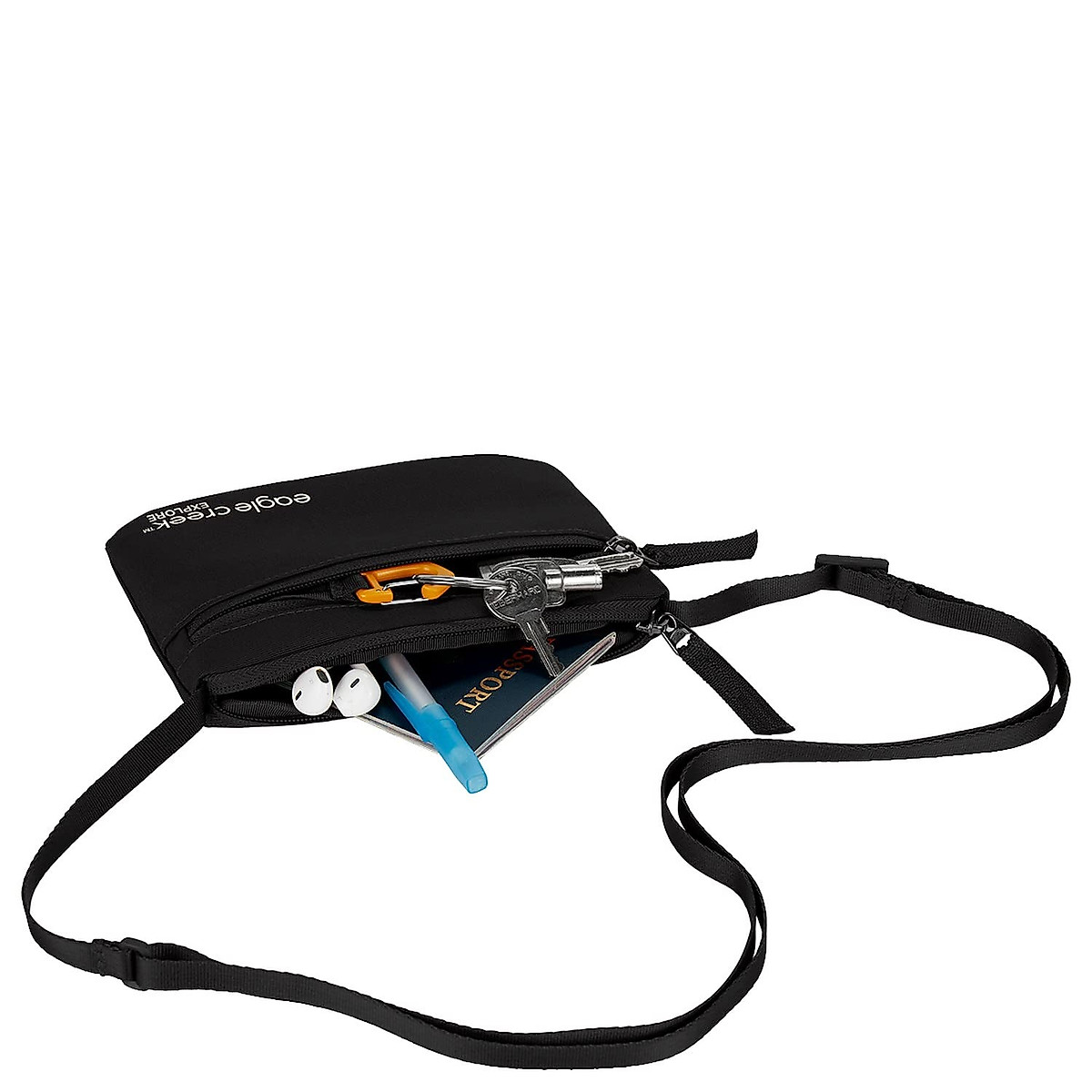eagle creek Explore Crossbody Wallet, Black