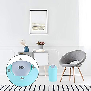 Ejoyous Bathroom Accessories Set 6 Piece Bath Accessory Bathroom Supplies Set with Bin Soap Holder Dish Dispenser Tumbler Toothbrush Holder, Mint Green