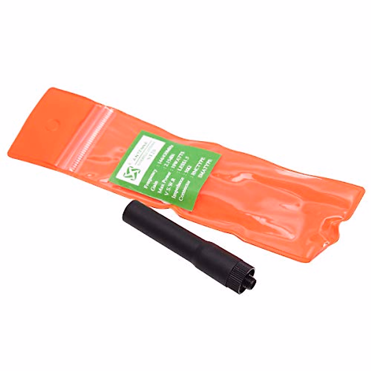 ABBREE ST20 Dual Band SMA-Female 144MHz/430MHz Rubber Antenna Mini Soft Whip Antenna for gmrs Radio BAOFENG UV-5R BF-888S UV-82 UV-9R Plus Two Way Radio