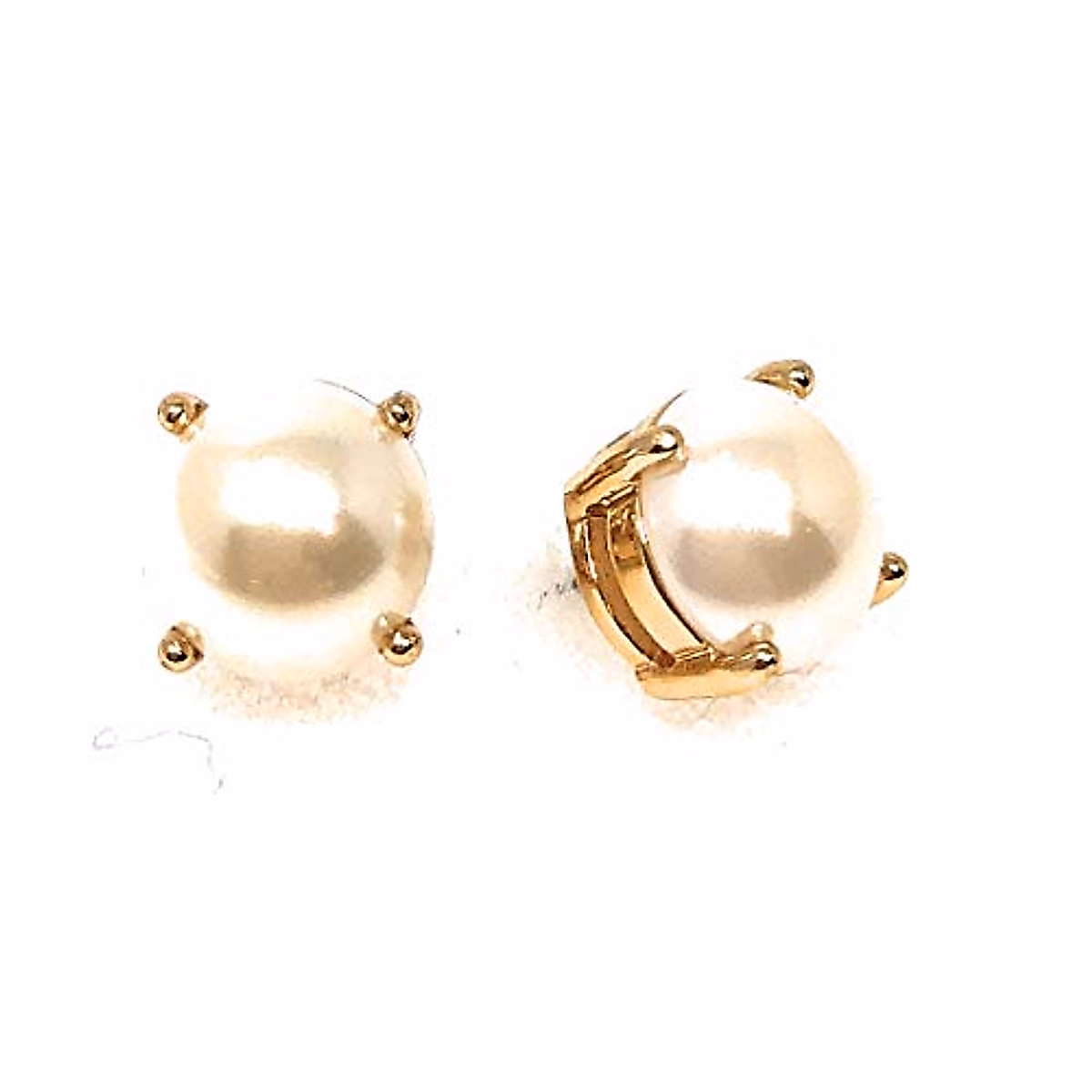 Kate Spade New York Cream Pearl Gold Plated Stud Earrings