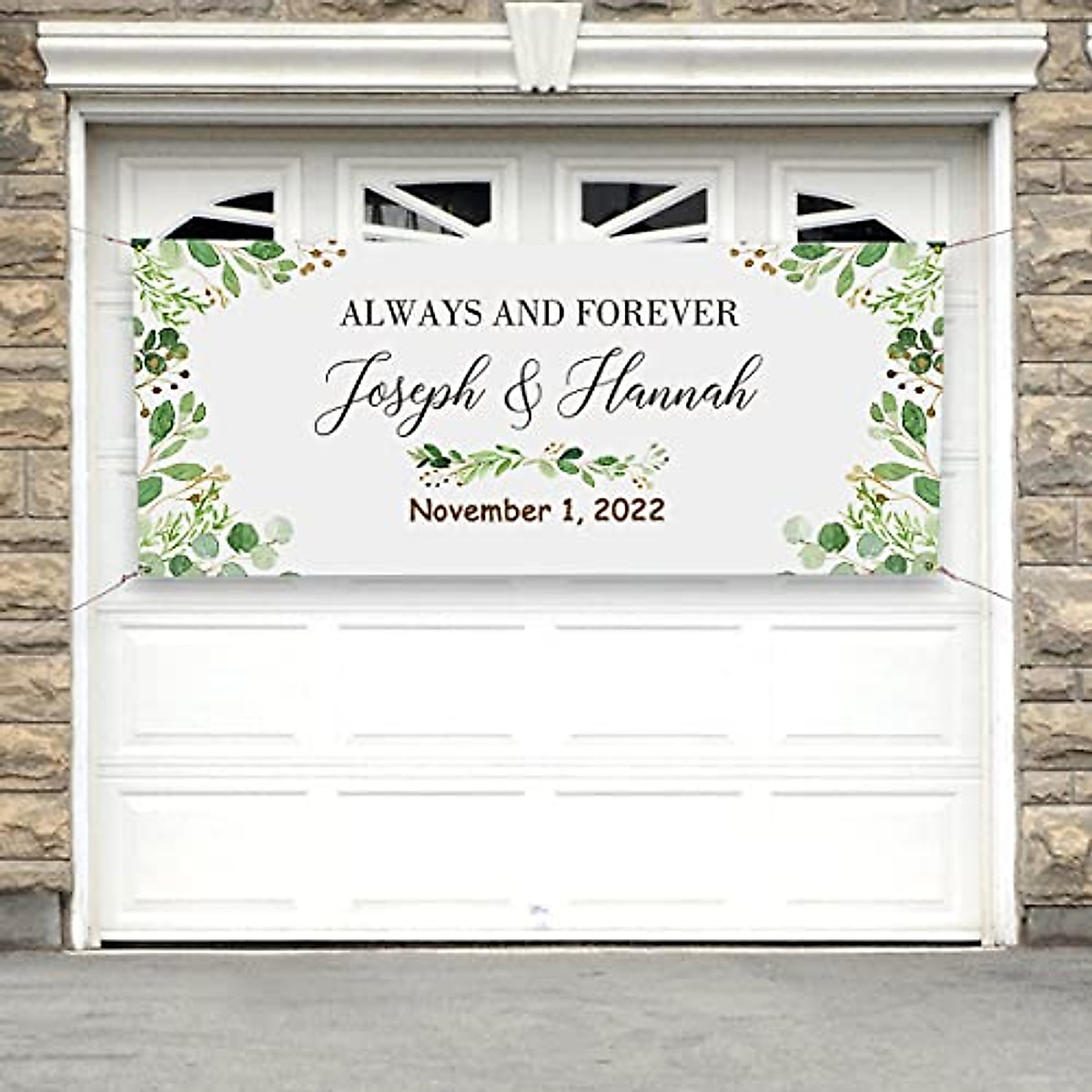 Custom Banners and Signs for Outdoor Indoor,Customize Your Own Banner with Photo Image Picture Logo or Name,Custom Banner Backdrop for Birthday Party Business Graduation Wedding Event (4' X 2')