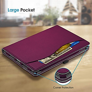 Fintie Case for iPad Air (3rd Gen) 10.5" 2019 / iPad Pro 10.5" 2017 - [Corner Protection] 360 Degree Rotating Smart Protective Stand Cover w/Pencil Holder, Auto Sleep/Wake, Purple