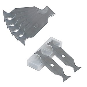 Utility Knife Blades 10 Pack, Box Cutter Blades, Heavy Duty SK5 Steel Double Edged Roofing Blades, Suitable for a Variety of Hobby Knife Blades