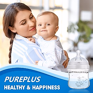 PUREPLUS DA29-00020B Replacement for Samsung RF28HMEDBSR, RF263BEAESR, HDX FMS-2, HAF-CIN/EXP, RF4287HARS, PL-200, RFG297HDRS, RF28HFEDBSR, DA97-08006A 469101 RWF0700A Refrigerator Water Filter, 2PACK