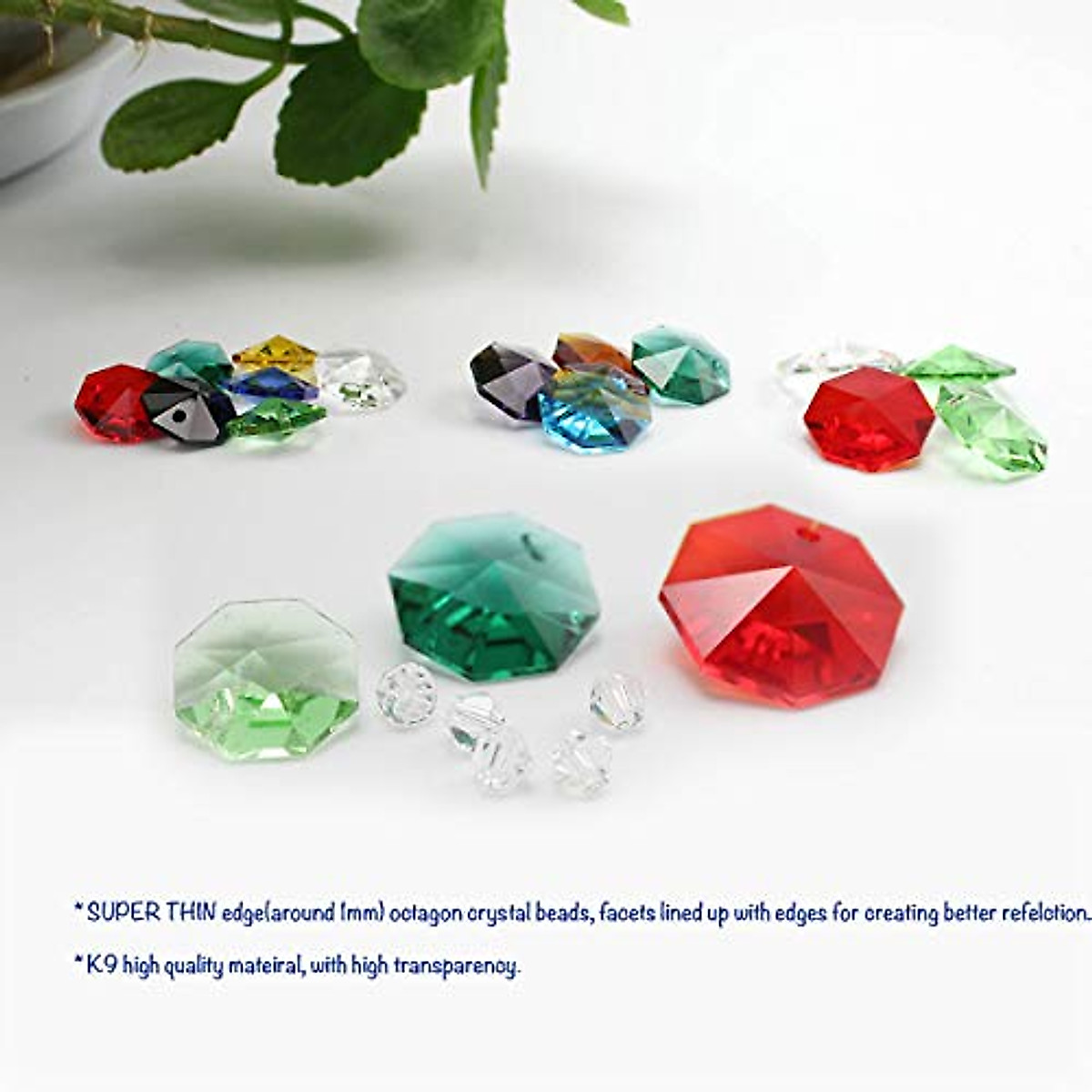 Rosleanny Crystal Garden Suncatcher Hanging Crystals Ornament for Window Rainbow Maker Prisms Home Decor Gift Boxed Sun Catcher Gift Idea for Mom Friends Grandma,Butterfly