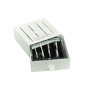 Cokester Funny Coasters for Drinks with Holder - 4 Pcs Novelty Gift Set Unique Present for Friends, Men, Women, Housewarming, Birthday, Living Room Decor, Holiday Party Nose Candy Gag Gifts… (Mirror)