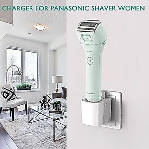 Lnauy Shaver Charger Stand Compatible with Panasonic ES-WL60-G ES-WL80-V ES2216PC ES2207P Wet Dry Electric Shaver for Women Close Curves Electric Razor Charger Base Power Supply Adapter Replacement