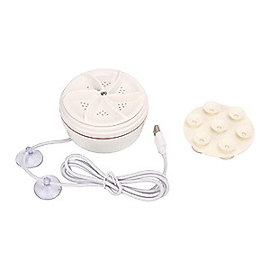 Mini Washing Machine, Portable Ultrasonic Washing Machine, Turbo Washer and Dishwasher Automatic Cycle Cleaning for Home Travel College Camping Personal Laundry