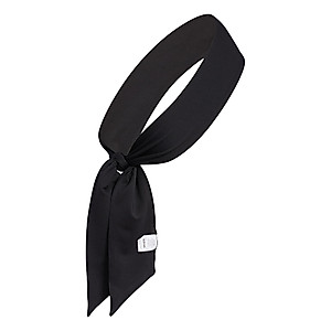 adidas Alphaskin Tie Headband, Black/White/2, One Size