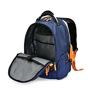Traveler's Choice Hollin's Trek 19-inch Luggage Backpack, Navy