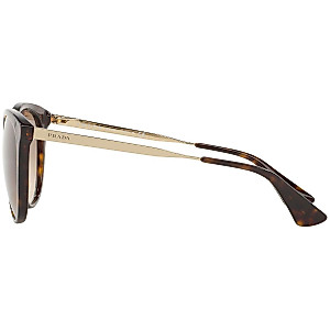 Prada PR 17SS Women's Sunglasses Havana/Brown Gradient 53