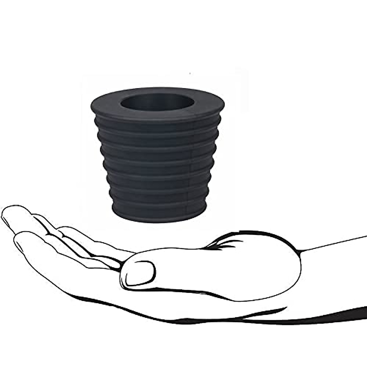 goldblue Umbrella Cone Wedge for Patio Table Hole，Patio Table Replacement Glass Umbrella Stand Table Patio Umbrella Replacement Parts Umbrella Holder Outdoor Umbrella Base Stand Outdoor