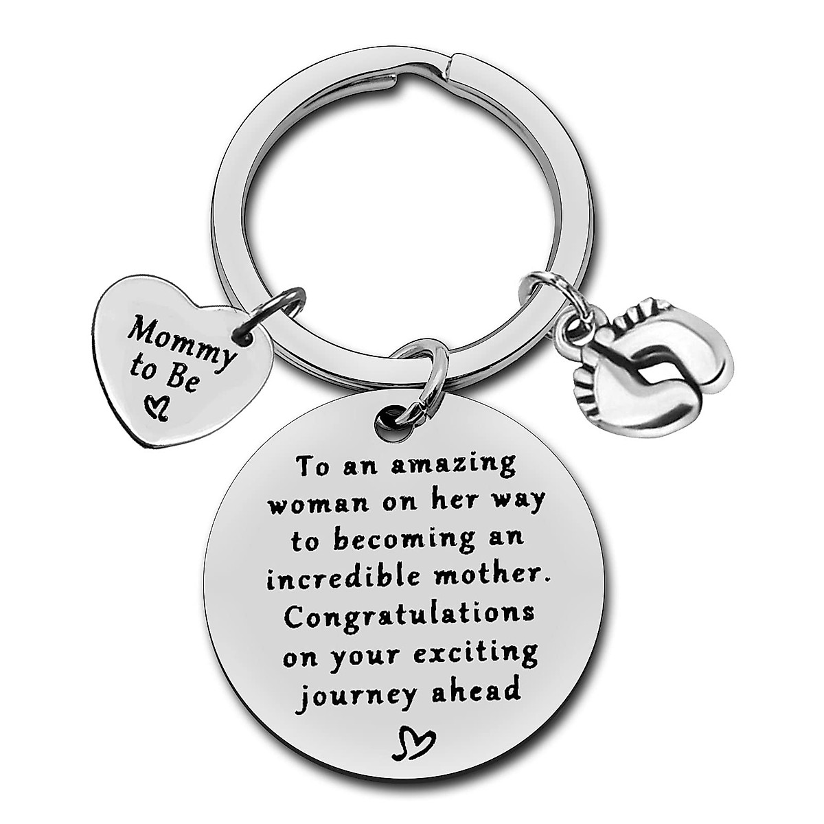 Mom to Be Gift New Mom Keychain Pregnancy Announcement Gift Baby Announcement Jewelry Gifts First Time Mom Gift New Mom Keyring Mother to be Gift Baby Shower Mother Day Gift To An Amazing Woman