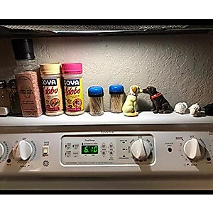 E17 Dimmable LED Bulb, 6000K Daylight White for Microwave Oven Appliance, 70W Halogen Bulb Equivalent, 2-Pack