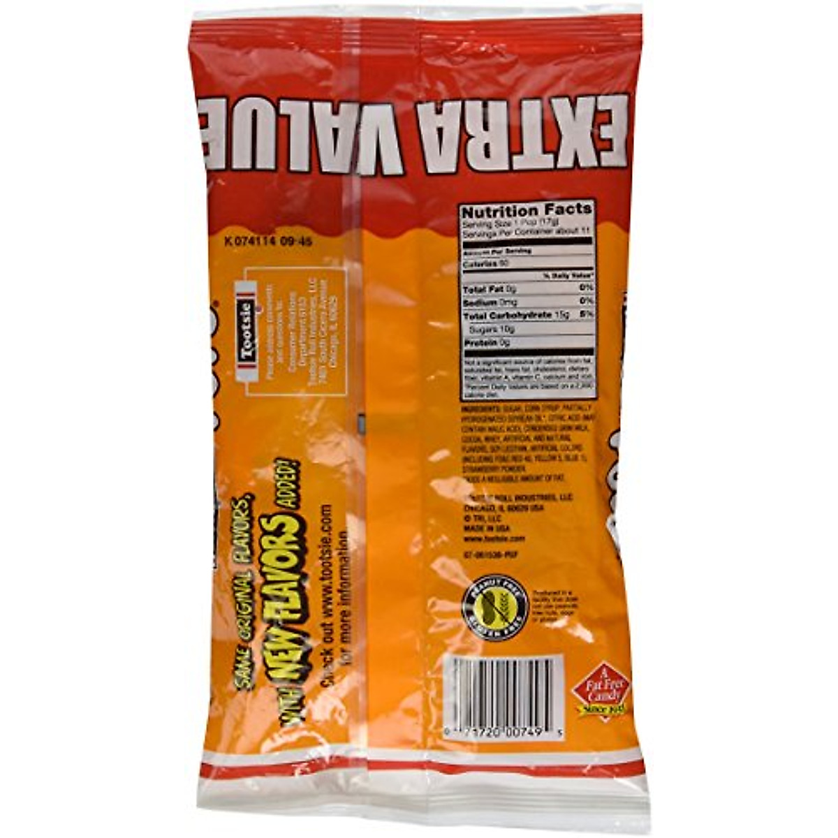 Tootsie Roll Pops Assorted Flavors 6.6 oz