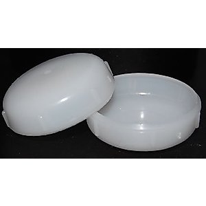 #1720-4 Table, Chair, Patio, Outdoor Glide 1-1/2 White. 4 Pack