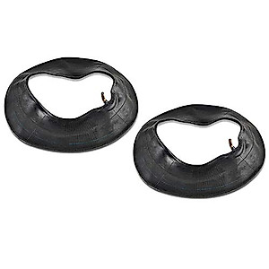 JJDD Carkio 3.50-8/3.00-8 Inner Tubes with Bent Valve Stem for pneumatic wheelbarrow wheel,cart wheel, garden cart, wagons - 2pcs