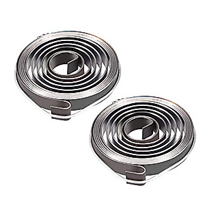 uxcell Drill Press Spring Drill Press Quill Feed Return Coil Spring Assembly Spring Steel Chemical Blackening Finish 1540mm Expand Long 52x8x0.8mm 2 Pcs