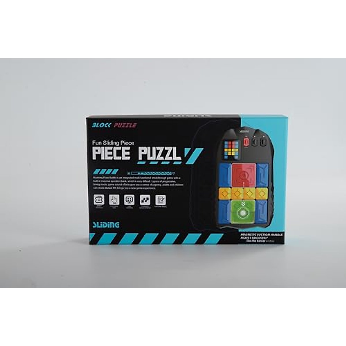 TEMI Super Slide Games Sliding Block Puzzle 500+ Level Slide Puzzle Game Travel Fidget Toys Handheld Games Console Learning Games Brain Teaser Puzzles for All Ages