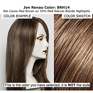 Bundle - 4 items: Evan Wig by Jon Renau, Christy's Wigs Q & A Booklet, BeautiMark Synthetic Shampoo & Wide Tooth Comb - Color: 8RH14
