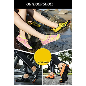 Aeefnuie Wading Shoes Men Women Sports Hiking Shoes Beach Shoes Quick Drying Barefoot Water Shoes Running Fitness Shoes 44